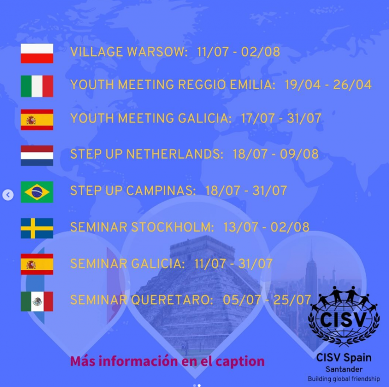 Programas 2025 – CISV Santander